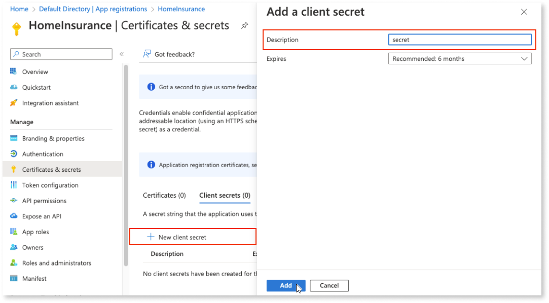 Azure Ad Get Client Id And Secret