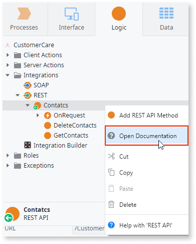 Document an Exposed REST API - OutSystems 11 ドキュメンテーション
