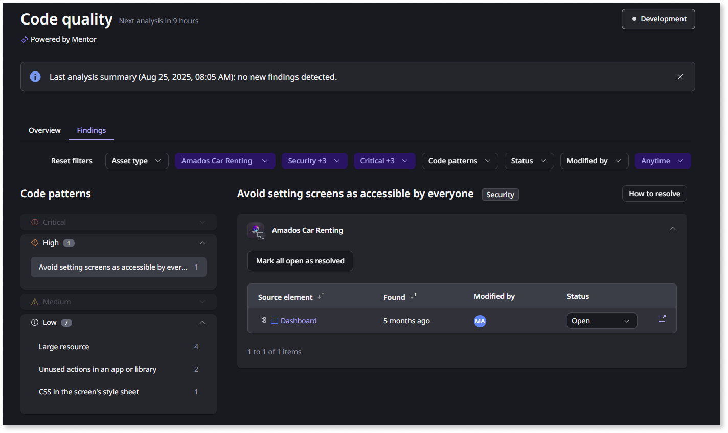 Getting started with Code quality as a technical lead - ODC Documentation