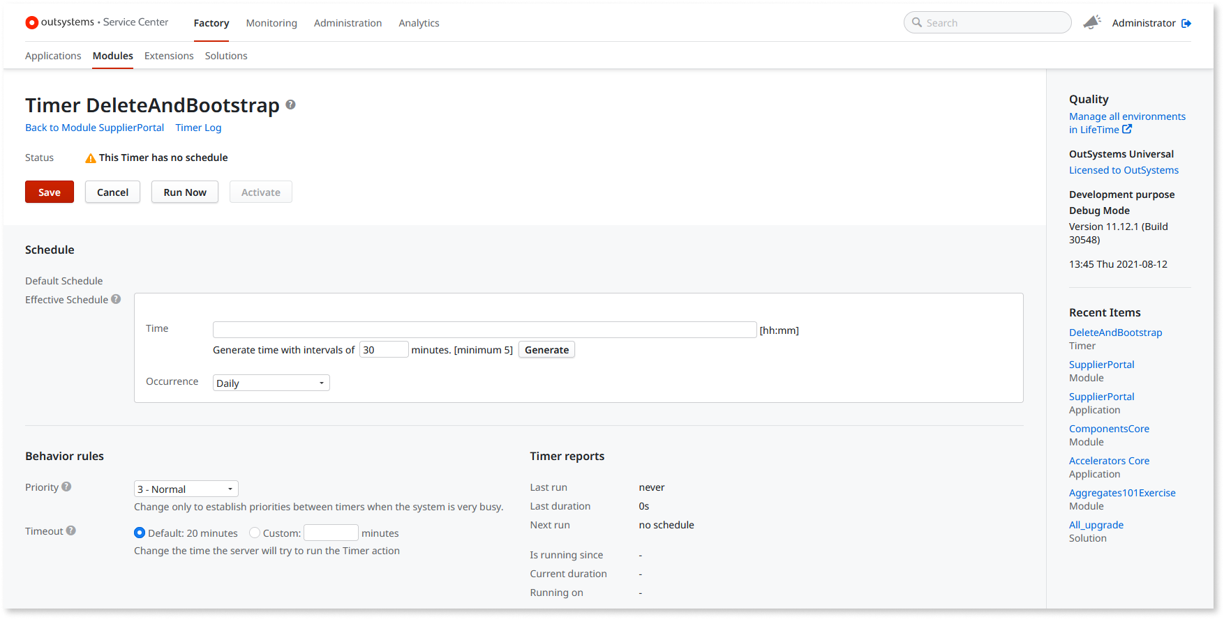ALM in OutSystems: configuration management - OutSystems 11 Documentation