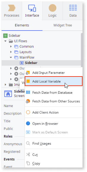 Sidebar - ODC Documentation