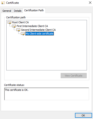 Installing client side certificates on self-managed environments ...