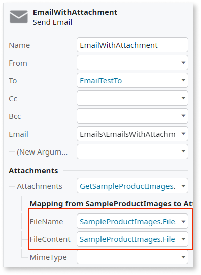Adding email attachments - ODC Documentation