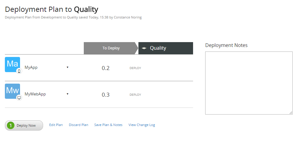 Deploy An Application Outsystems 10 Documentation