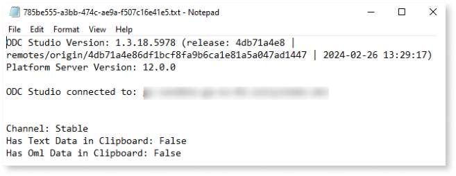 ODC Studio logs - OutSystems Support