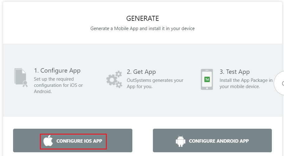 モバイルiOSアプリケーションをApple App Storeにパブリッシュする - OutSystems 10 ドキュメンテーション