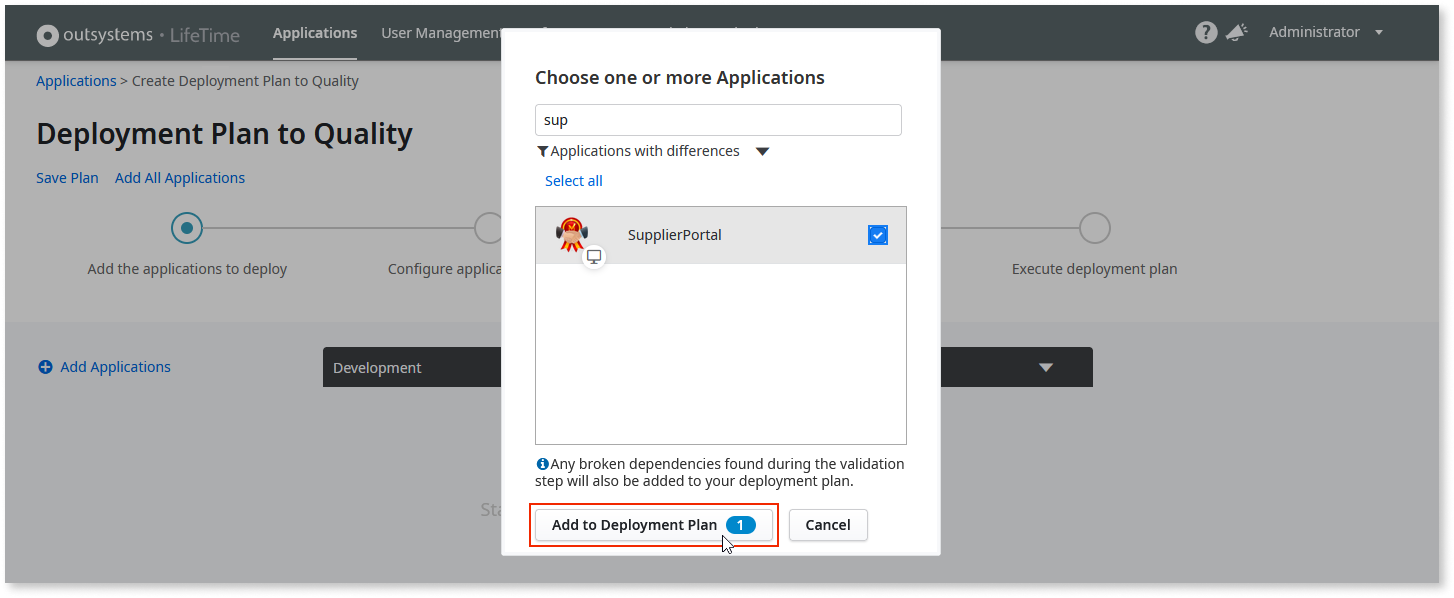 ALM in OutSystems: configuration management - OutSystems 11 Documentation