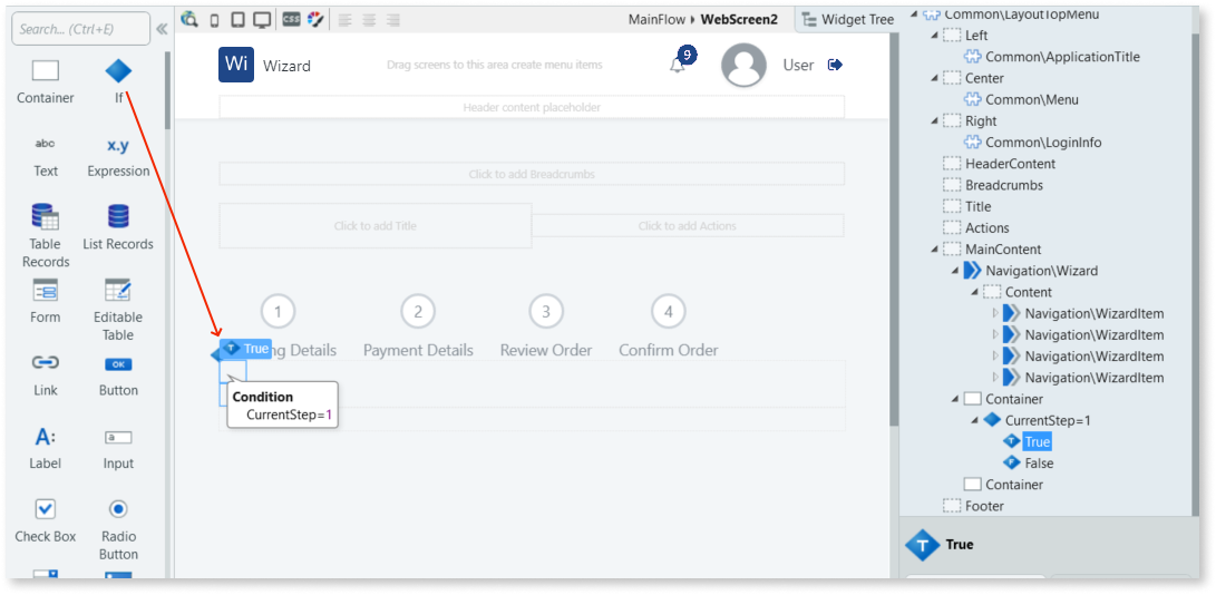 Wizard - OutSystems 11 Documentation