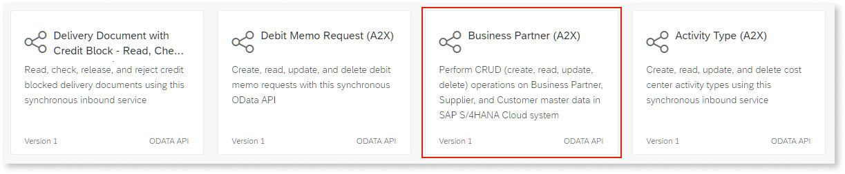Obtaining the SAP service specification - OutSystems 11 Documentation