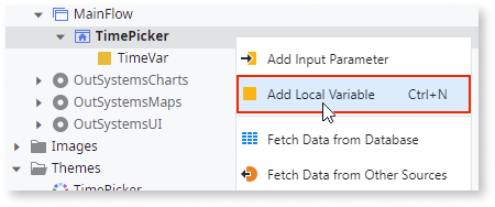 Time Picker - OutSystems 11 Documentation