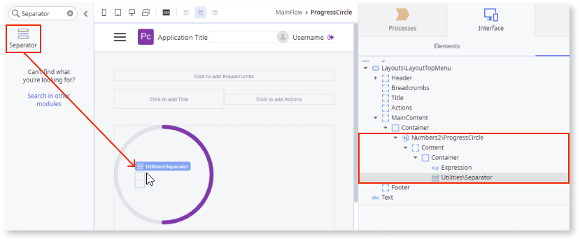 Progress Circle - OutSystems 11 Documentation