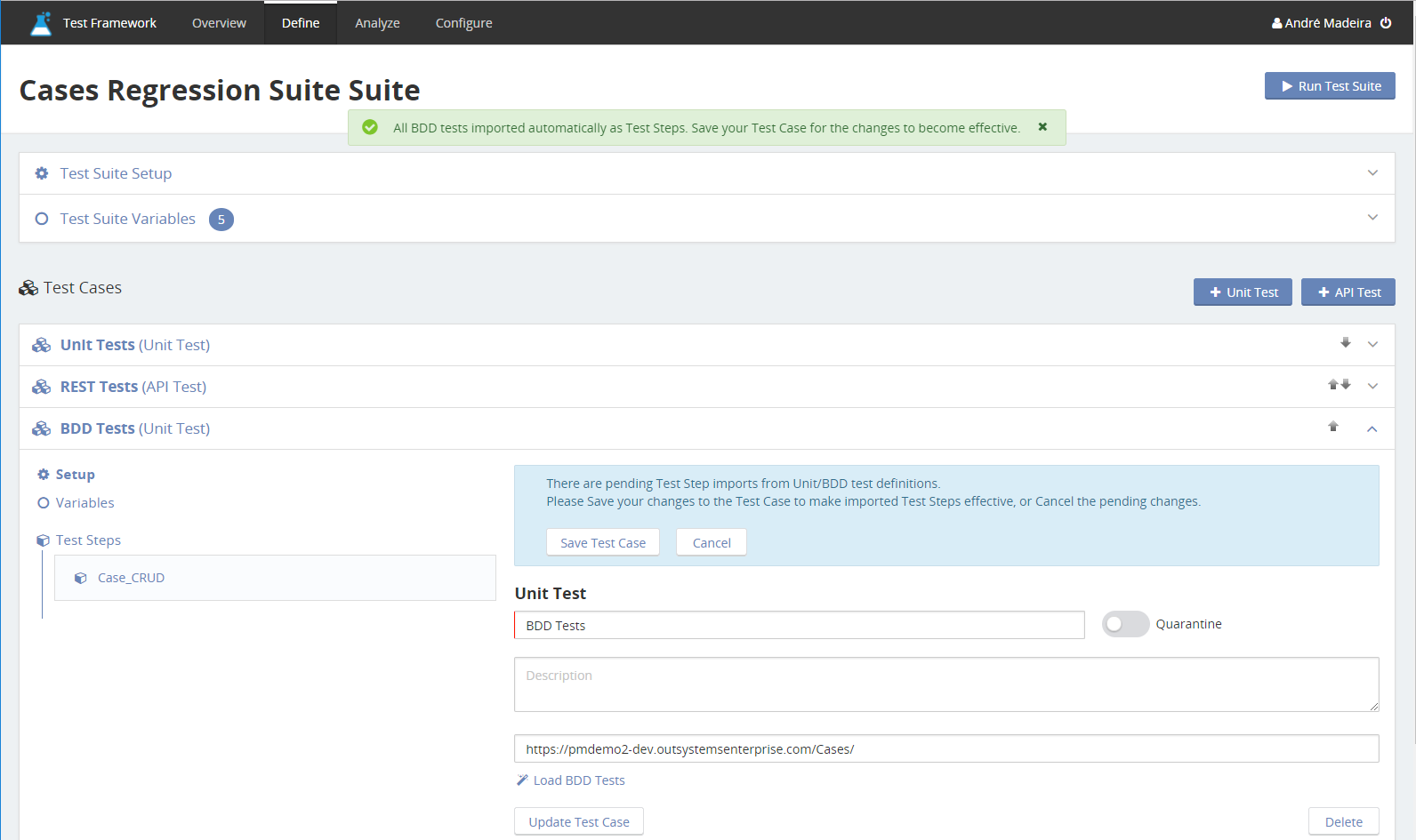 How To Automate Unit Testing And Api Testing Outsystems 11 Documentation