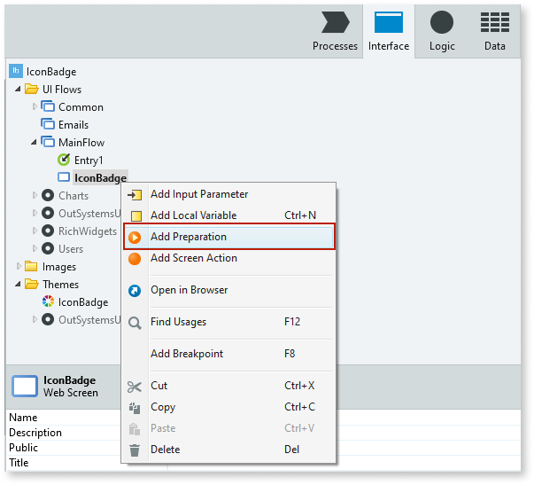 Icon Badge - OutSystems 11 Documentation