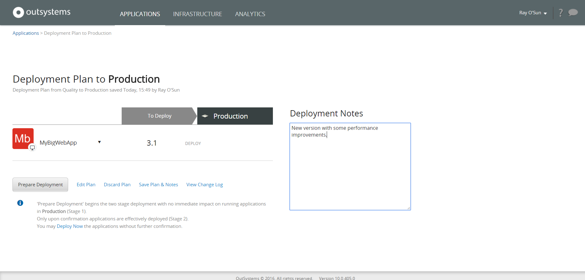 Deploy in a Short Deployment Window - OutSystems 11 Documentation