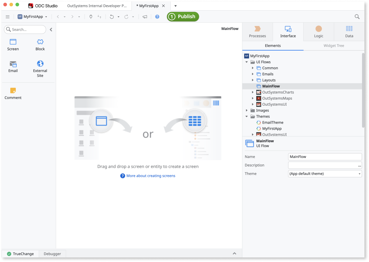 UI overview of ODC Portal and ODC Studio - ODC Documentation