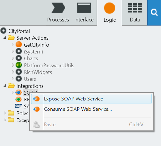 Expose a SOAP Web Service - OutSystems 10 Documentation