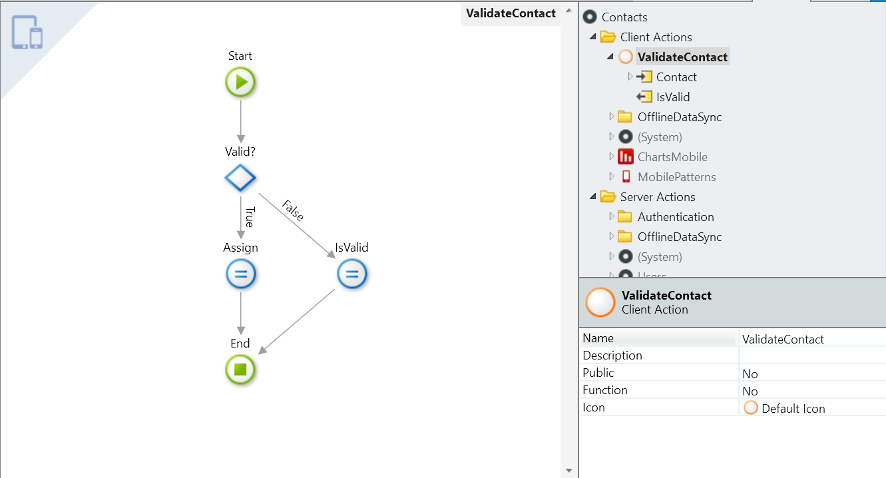 Actions in Mobile Apps - OutSystems 10 Documentation