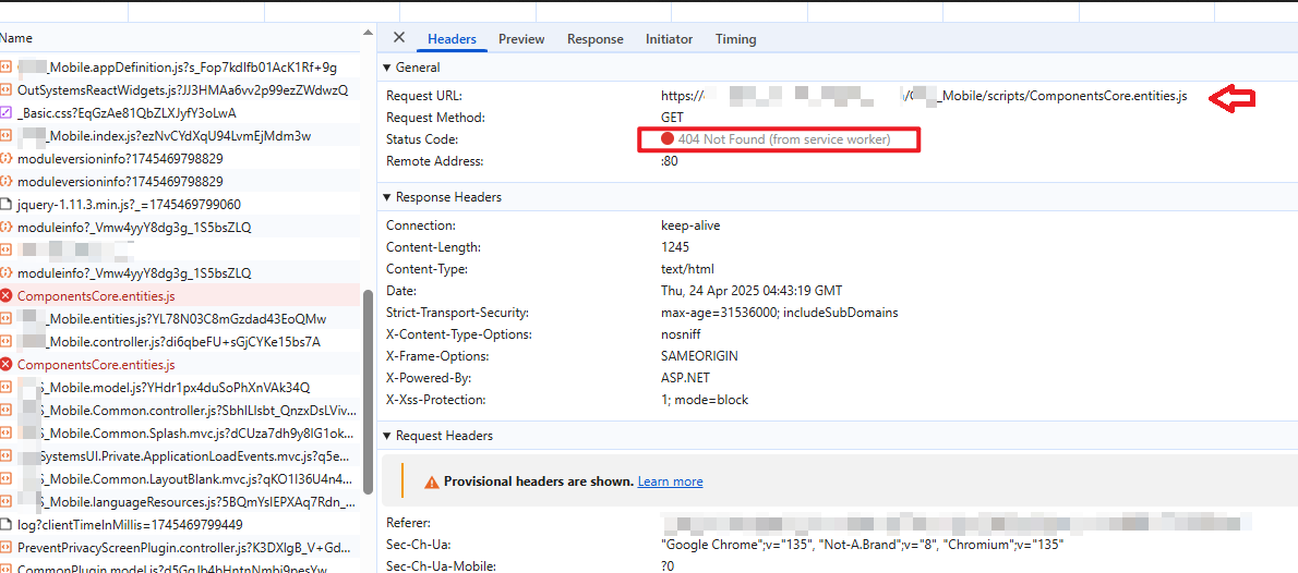 Rollback not possible manifest error - OutSystems サポート