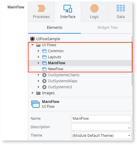 UI Flows - OutSystems 11 Documentation