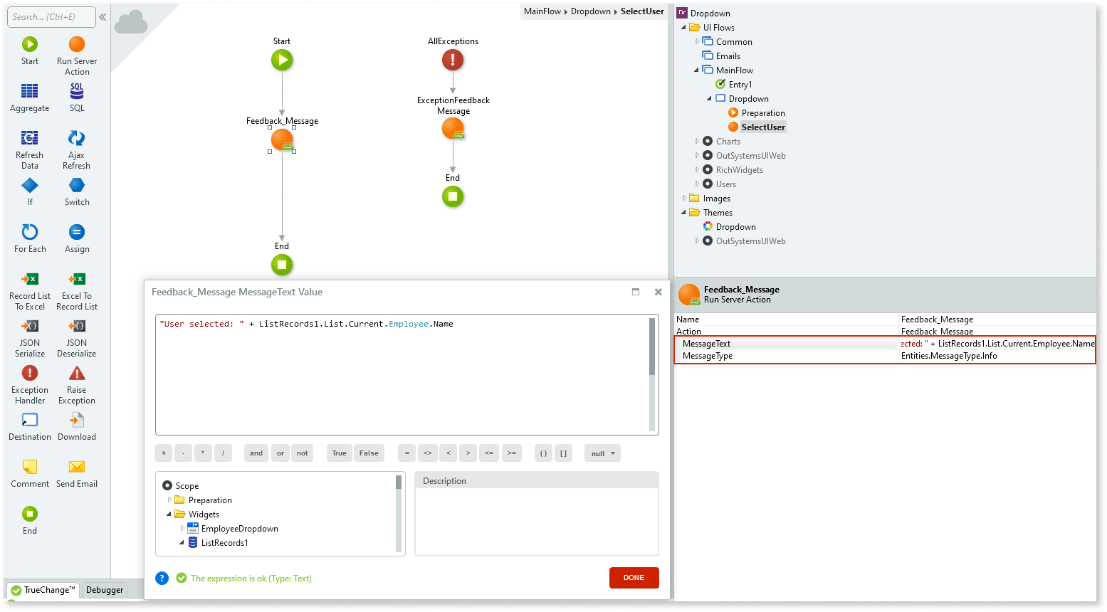 Dropdown - OutSystems 11 Documentation