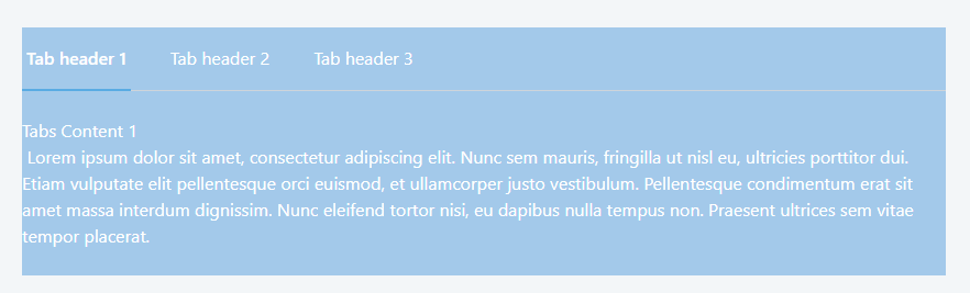 Tabs Reference - OutSystems 11 Documentation
