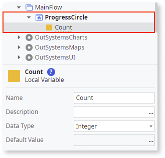 Progress Circle - OutSystems 11 Documentation