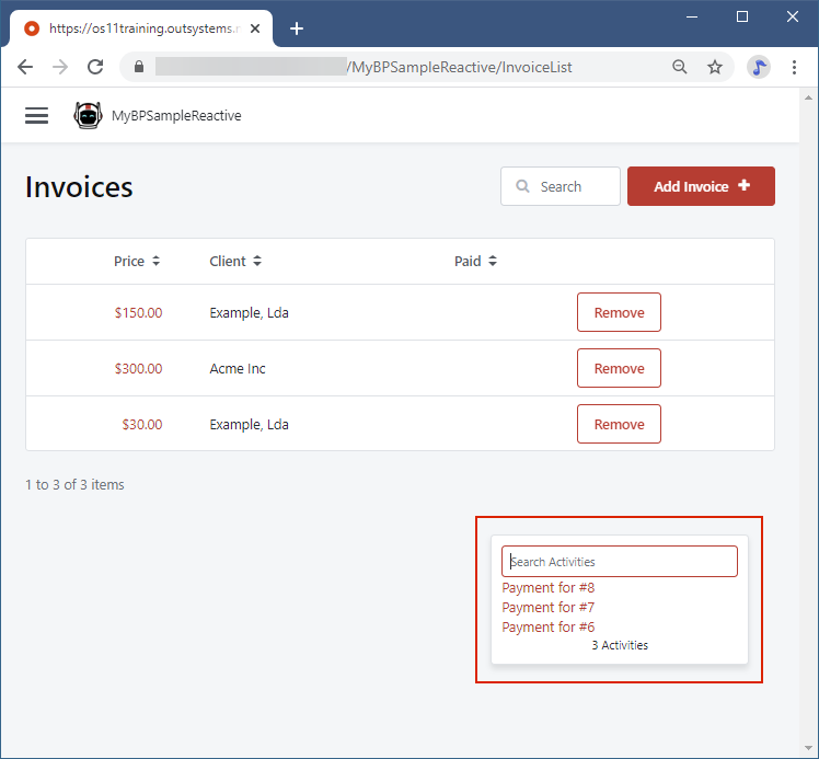 リアクティブWebアプリでタスクボックスを使用する - OutSystems 操作ガイド