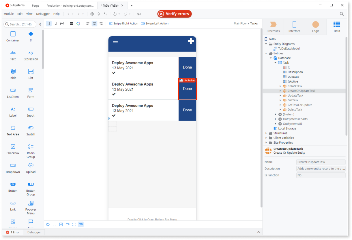 Create your first Mobile App - OutSystems 11 Documentation
