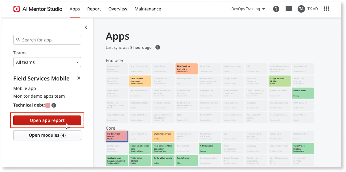 チームリーダーとして使用を開始する - OutSystems 11 ドキュメンテーション