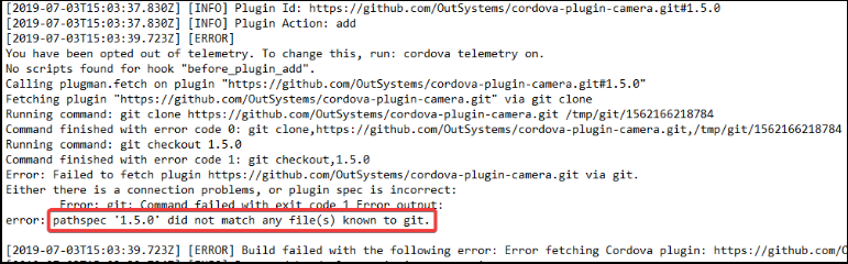 Troubleshooting the mobile apps generation - OutSystems Support