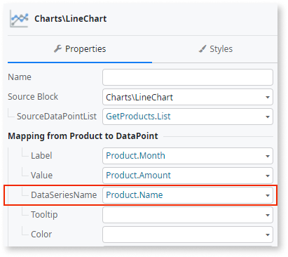 Create Line and Area Charts - OutSystems 11 Documentation