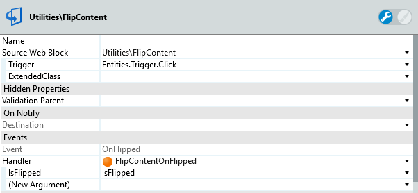 Flip Content Reference - OutSystems 11 Documentation