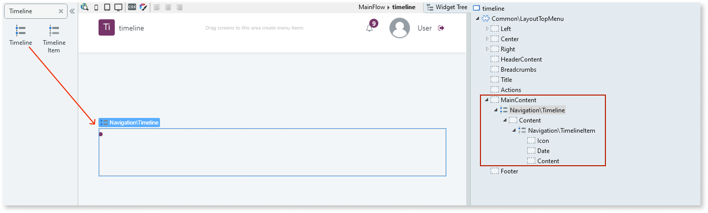 Timeline - OutSystems 11 Documentation