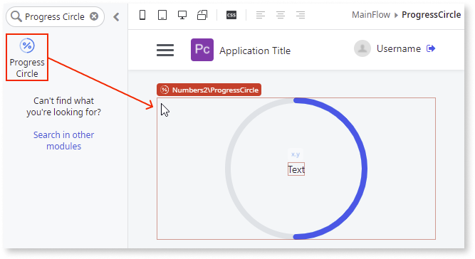 Progress Circle - OutSystems 11 Documentation