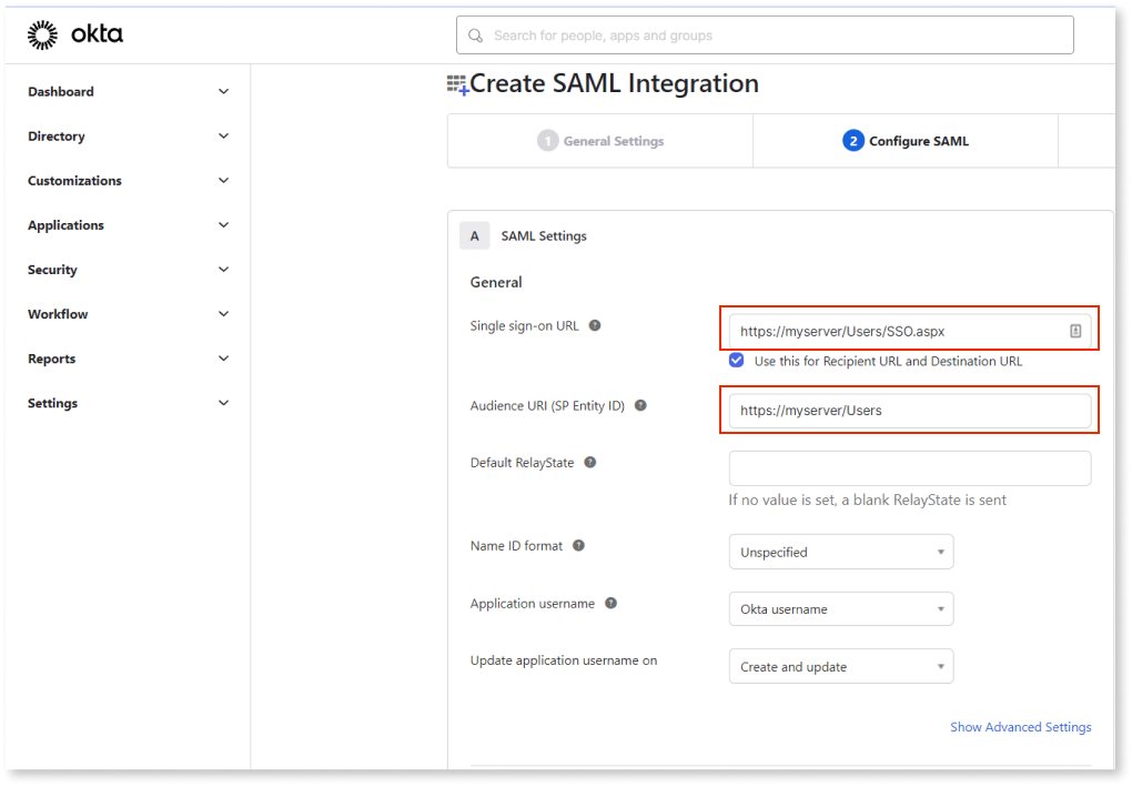 Okta認証を構成する - OutSystems 11 ドキュメンテーション