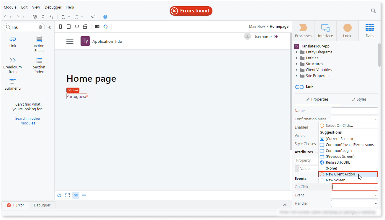 Translate your app - ODC Documentation