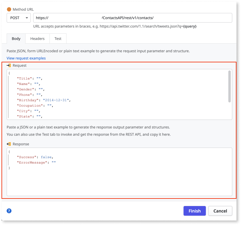 Consume one or more REST API methods - ODC Documentation