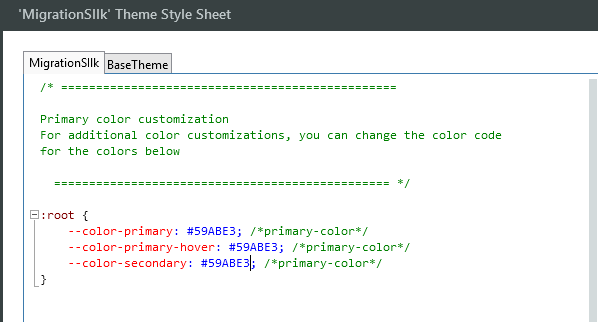 Migrating the structure of the Silk web applications to OutSystems UI ...