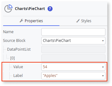 Pie Chart - OutSystems 11 Documentation
