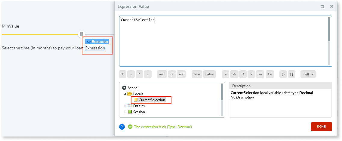 Range Slider - OutSystems 11 Documentation