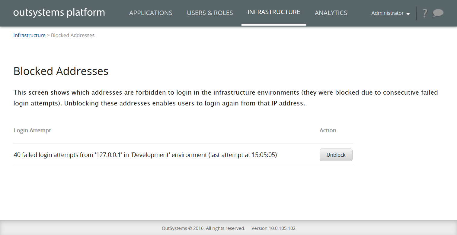 Too many failed login attempts - causes and resolution for IT users and end users - OutSystems サポート
