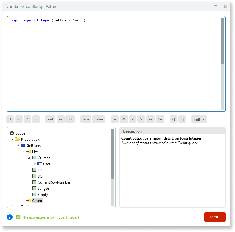 Icon Badge - OutSystems 11 Documentation