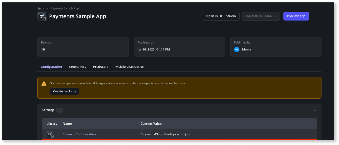 Payments Plugin - ODC Documentation