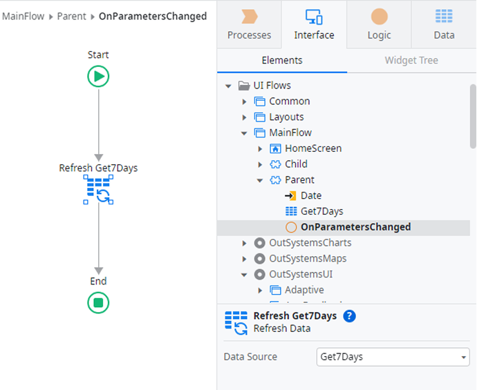 ブロック間のデータ渡し - OutSystems 11 ドキュメンテーション