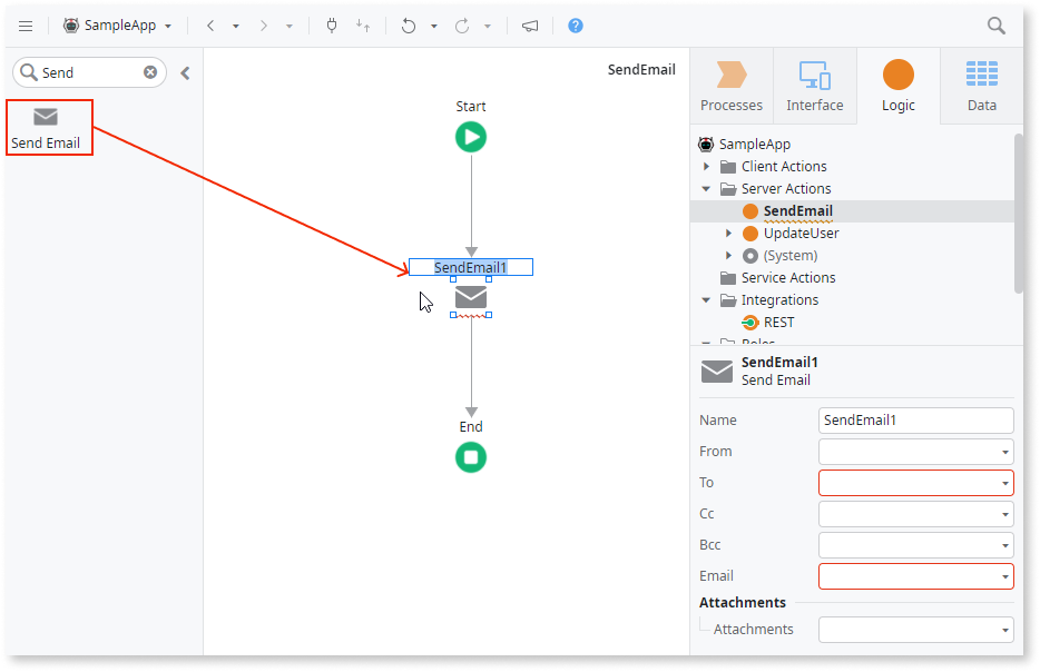 Sending emails - ODC Documentation