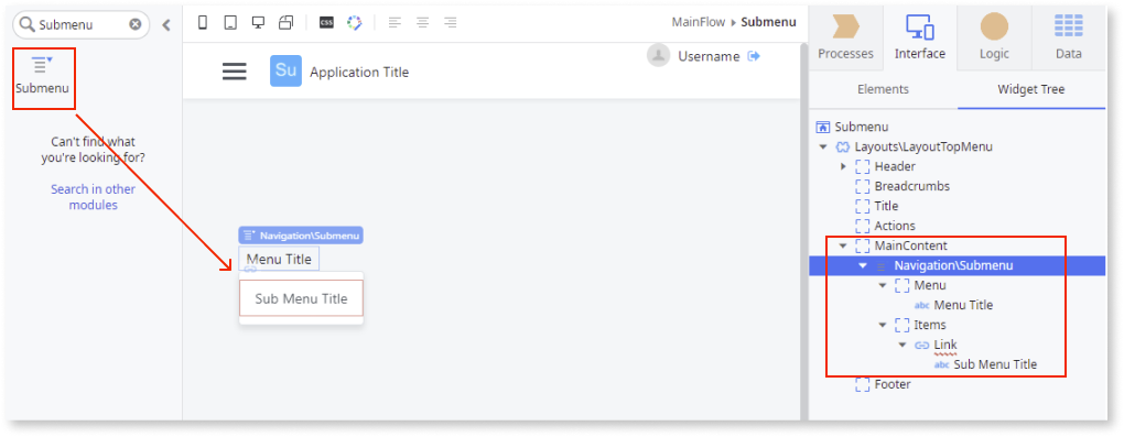 Submenu - ODC Documentation