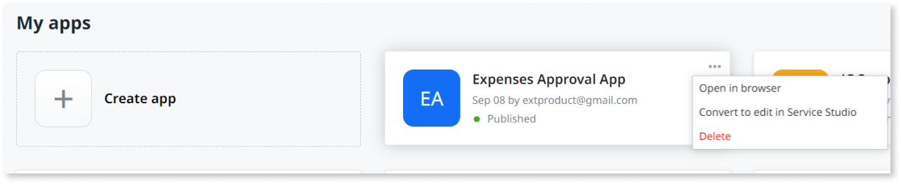 Publishing and testing your app - OutSystems 11 Documentation