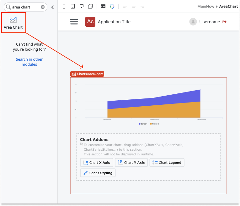 Area Chart - OutSystems 11 Documentation