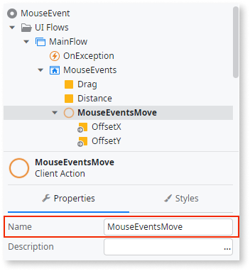 Mouse Events - OutSystems 11 Documentation