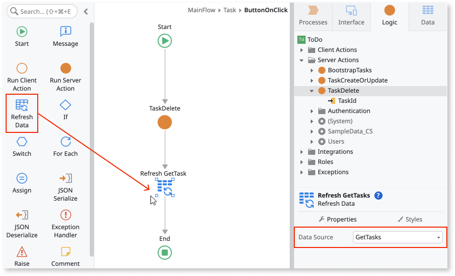Create your first Reactive Web App - OutSystems 11 Documentation